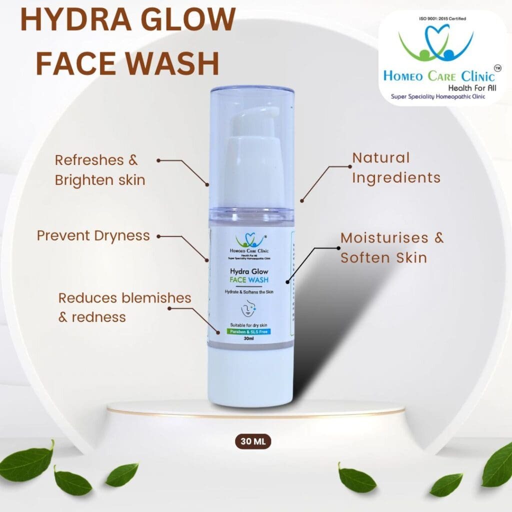 Hydra Glow Face Wash: Deep Hydration for Soft, Radiant Skin - Homeo ...